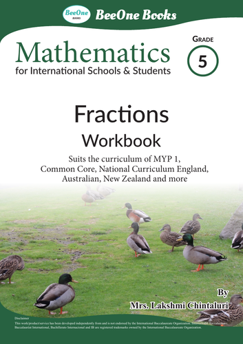 Grade 5 Fractions Workbook | Teaching Resources