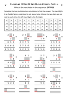 Long Multiplication Puzzle | Teaching Resources