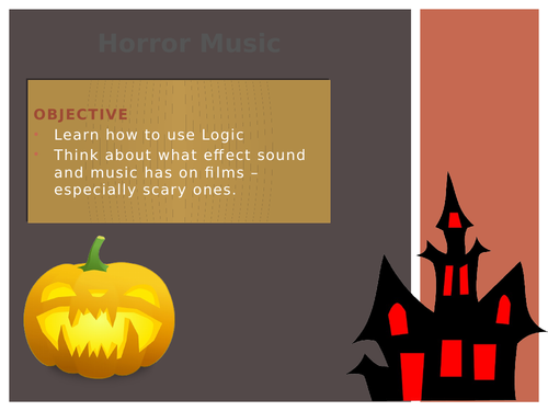 Scary Music Composition Scheme of Work | Teaching Resources