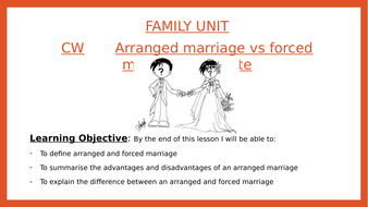 Sociology- Arranged vs forced marriage | Teaching Resources