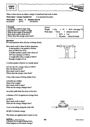 AQA Forces GCSE [BUNDLE] | Teaching Resources