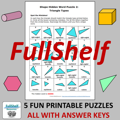 Shape Worksheets KS2 | Teaching Resources