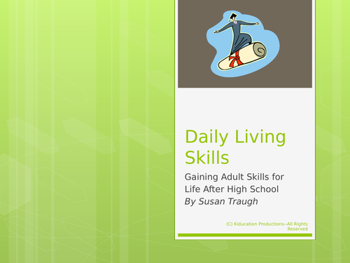 Daily Living Skill Into PowerPoint | Teaching Resources