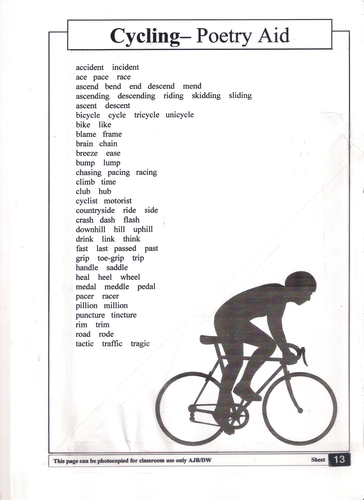 Transport 4 Poetry Aids | Teaching Resources