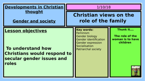 NEW OCR RELIGIOUS STUDIES A LEVEL: GENDER AND SOCIETY - 4 LESSONS ...