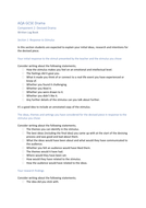 AQA GCSE Component 2 Drama Devised Drama Log Section 1: Response to ...