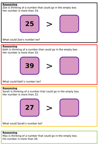 Compare Objects within 50, Spring Block 2, Year 1 | Teaching Resources Compare Objects within 50, Spring Block 2, Year 1 | Teaching Resources