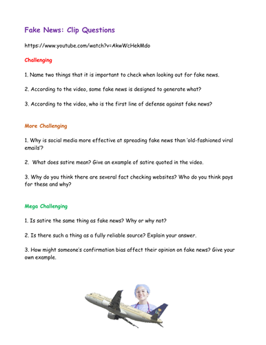 Fake News Media Literacy | Teaching Resources