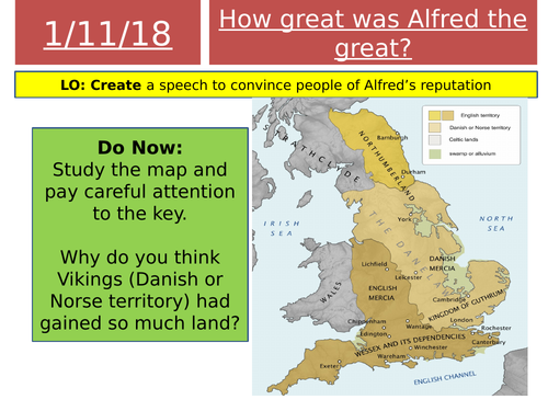 L5- How great was Alfred the great | Teaching Resources