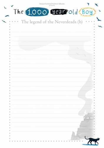 Ross Welford - 1,000 Year Old Boy: Legend of the Neverdeads | Teaching ...