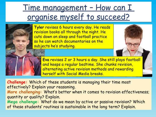 Time Management PSHE | Teaching Resources