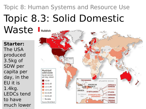 IB ESS Topic 8 Human Systems and Resource Use | Teaching Resources