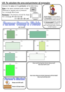KS2 Area and Perimeter Worksheet including problem solving & money ...