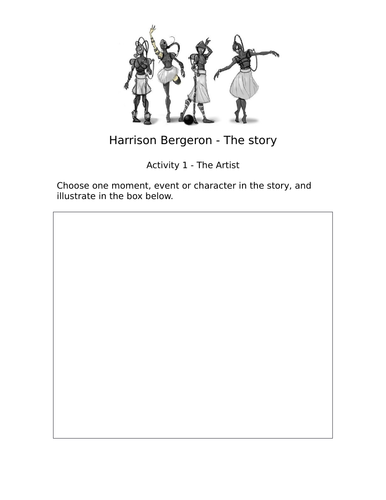 Short story activity: Harrison Bergeron - Carousel activity | Teaching ...