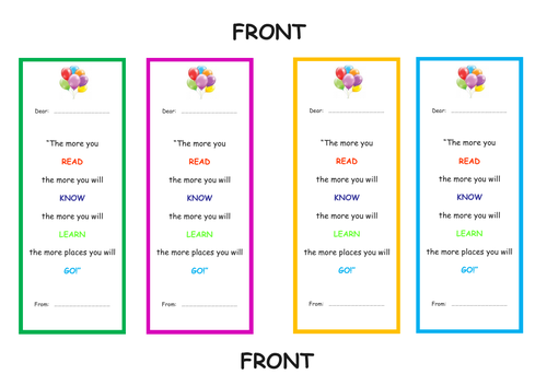 Bookmarks - Fully editable! | Teaching Resources
