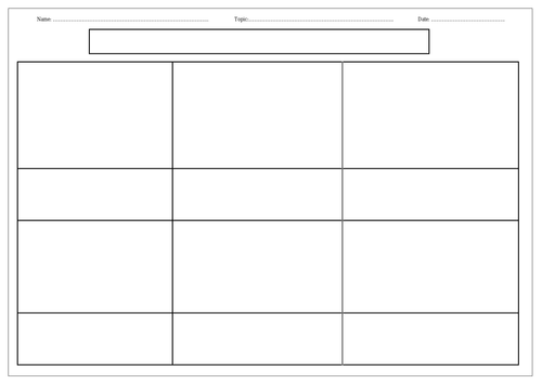 9 Storyboard Template Sheets | Teaching Resources