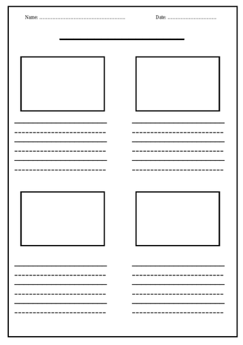 9 Storyboard Template Sheets | Teaching Resources