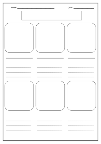 9 Storyboard Template Sheets | Teaching Resources