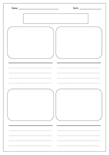 9 Storyboard Template Sheets | Teaching Resources