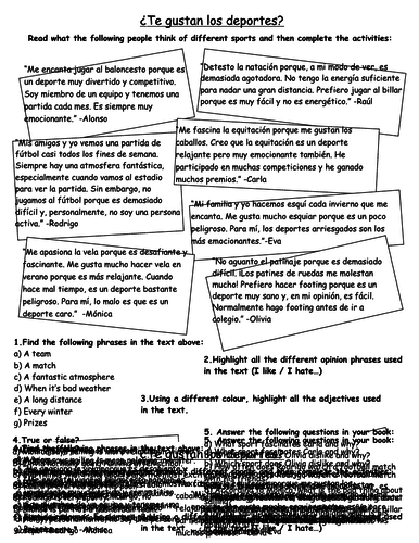 GCSE Sports and Healthy Lifestyle (high ability) | Teaching Resources