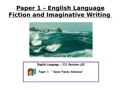 English Language GCSE Paper 1 Booklet | Teaching Resources