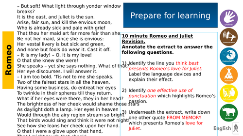 Love and Relationships revision lessons | Teaching Resources