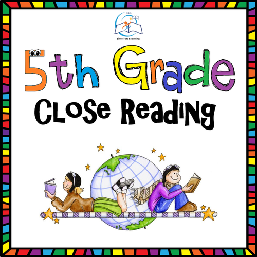 5th Grade Close Reading - Literature (20 Passages) | Teaching Resources