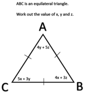 The Equilateral Triangle - Simultaneous Equations - Starter Plenary ...