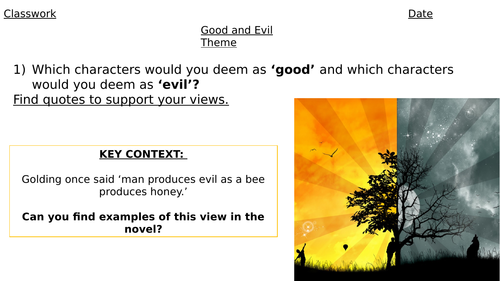 Lord of the Flies Key character and Theme lessons | Teaching Resources