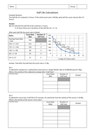 KS4 GCSE Physics P7 5 Half Life Questions Worksheet | Teaching Resources