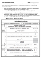 NEW GCSE (1-9) All physics equation triangles made into flashcards with ...