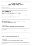 GCSE FRENCH TENSES - REVISION - WORKSHEETS | Teaching Resources