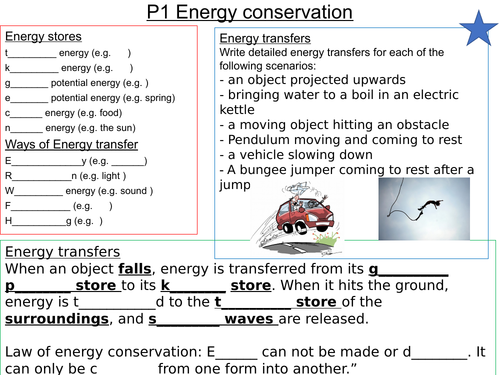 P1 revision card lessons (new AQA 9-1 Physics) | Teaching Resources