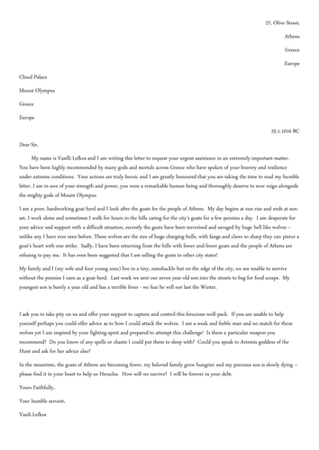 Writing a Persuasive Letter- Upper KS2 | Teaching Resources