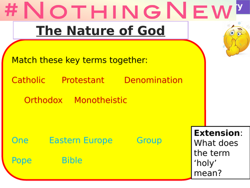 AQA GCSE Religious Studies A - The Nature of God (Christianity ...