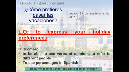 AQA GCSE Viva Spanish Unit 1 Desconectate. Como prefieres pasar las ...