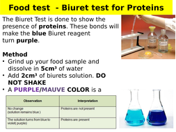 Food tests - GCSE required practical | Teaching Resources