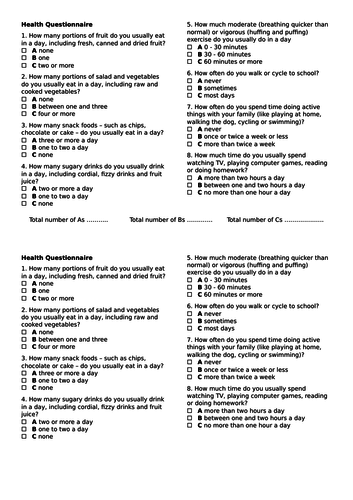 Lifestyle and health - risk factors for disease | Teaching Resources