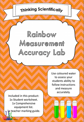 Rainbow Measurement Accuracy Lab | Teaching Resources