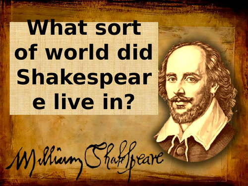 William Shakespeare and Elizabethan era activities | Teaching Resources