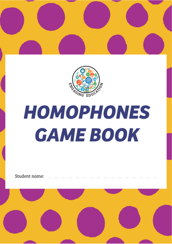 Homophones Games Book | Teaching Resources