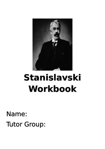 Stanislavski Workbook | Teaching Resources