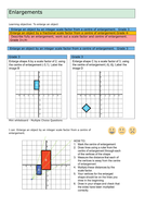 Enlargements lesson | Teaching Resources