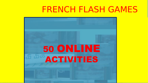 Online French Flash Games | Teaching Resources