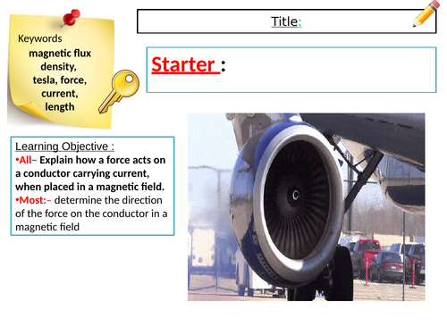 GCSE 9-1 The motor effect | Teaching Resources