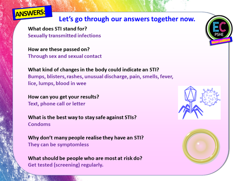STIs Sexual Health PSHE | Teaching Resources