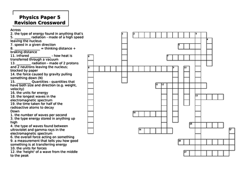 Edexcel Combined Science Mindmaps, Revision crosswords, Dictionaries ... Edexcel Combined Science Mindmaps, Revision crosswords, Dictionaries ...