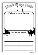 Shark in the Park story resource pack | Teaching Resources