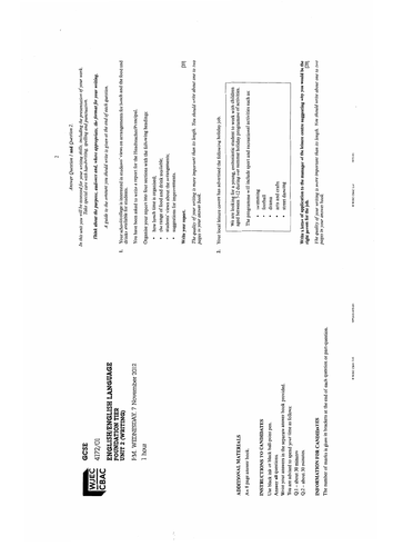 GCSE English Language - Letter writing quiz | Teaching Resources