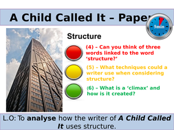 AQA English Language Paper 1: A Child Called It | Teaching Resources